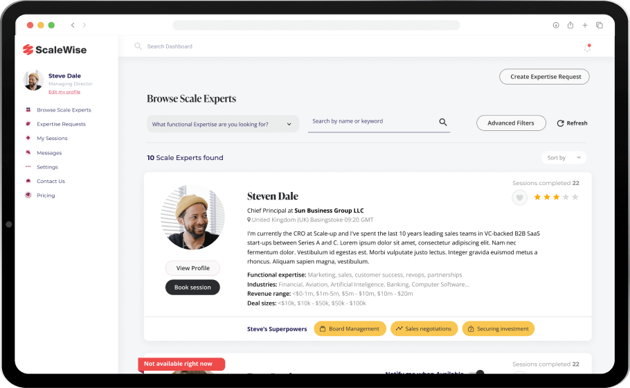 Why work with Scalewise - Scalewise